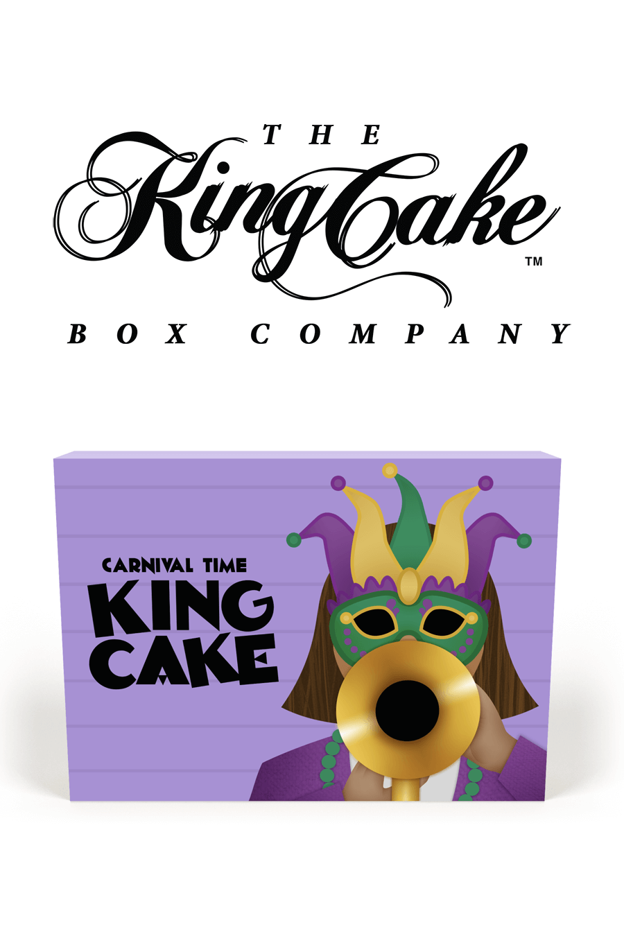 The King Cake Carnival Time Box